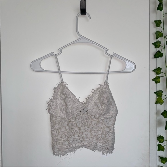 Primark | Tops | White Lace Bralette Camisole Crop Top | Poshmark